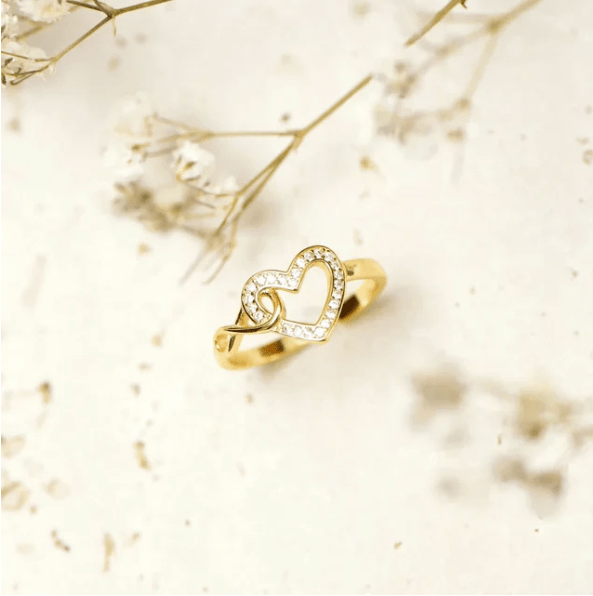 Heart Infinity Ring – Kallesia
